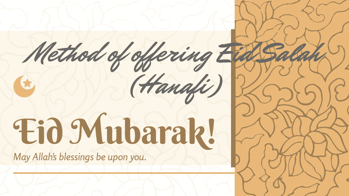 Method of offering Eid Salah- Online Quran Academy - Tajweed Quran